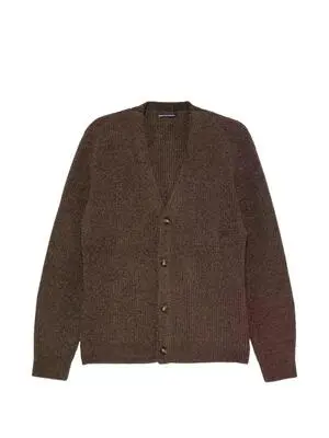 DANIELE ALESSANDRINI Button-up Cardigan - Brown