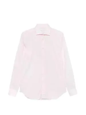 XACUS Spread-collar Button-up Shirt Pink