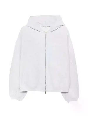 Alexander Wang Logo-print Zip-up Hoodie