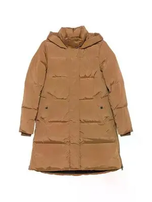 Woolrich Hooded Padded Coat - Brown