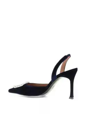 Amina Muaddi Camelia Crystal-embellished Sandals