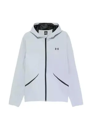 Under Armour Logo-print Hooded Jacket - Blue
