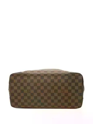 LOUIS VUITTON 2007 Damier Ebene Hampstead Mm Tote Bag