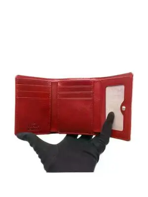 VIVIENNE WESTWOOD Check Trifold Wallet
