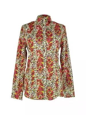 Etro Floral Paisley-print Shirt - Neutrals