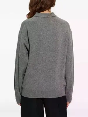 Alexander Wang Long-sleeve Polo Sweater