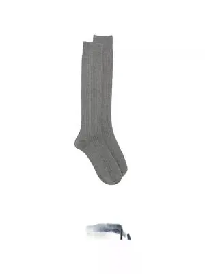 ANT45 Urbana Long Ribbed-knit Knee-high Socks