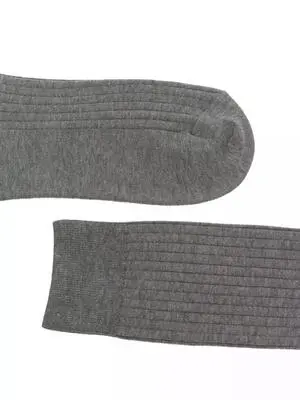 ANT45 Urbana Long Ribbed-knit Knee-high Socks