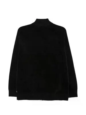 DANIELE ALESSANDRINI Zip-up Ribbed-trim Cardigan