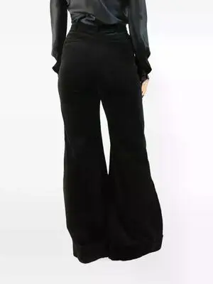 G. Velvet Wide-leg Trousers
