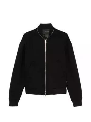 LOW BRAND Zip-up Bomber Jacket - Black