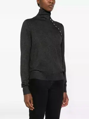 Isabel Marant Étoile Jovienne Button-fastening High-neck Sweater
