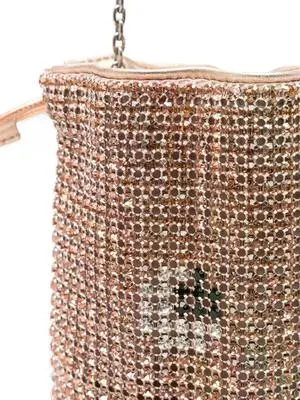ANYA HINDMARCH Crystal-embellished Drawstring Shoulder Bag