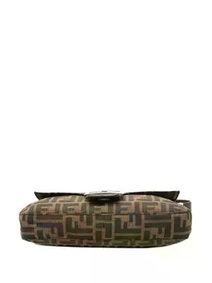 Fendi 20th Century Zucca Canvas Baguette Shoulder Bag