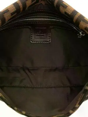 Fendi 20th Century Zucca Canvas Baguette Shoulder Bag