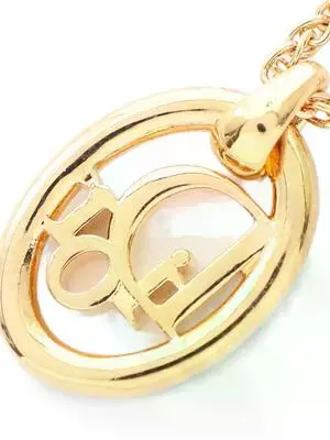 Dior 2020s Oblique Rhinestone Necklace