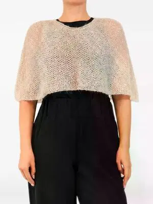 JOHN ROCHA Open-knit Shrug - Neutrals