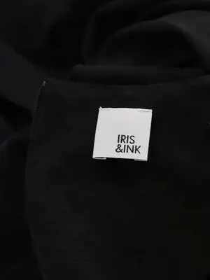 Iris & Ink Helga Fluted-sleeve Dress