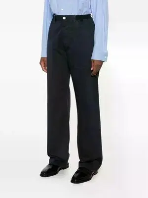 MAISON MARGIELA Patch-pocket Straight-leg Trousers