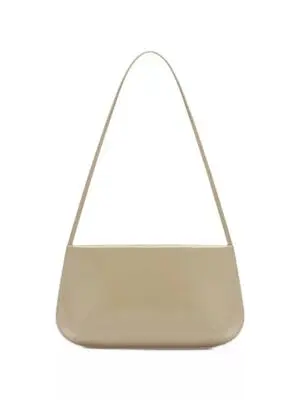 FANE Bra Slim-strap Leather Shoulder Bag - Neutrals