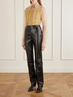 Khaite Ivy Silk-organza Blouse