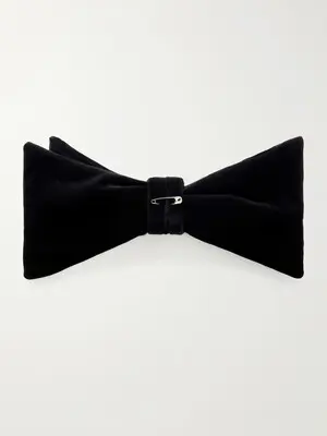 Khaite Enid Cotton-velvet Bow Brooch