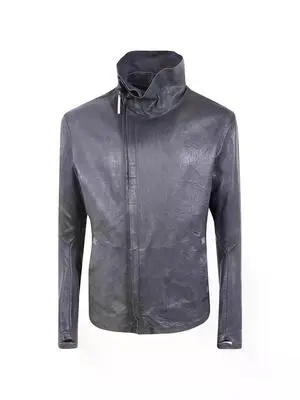 ISAAC SELLAM EXPERIENCE Imparable Leather Jacket - Grey