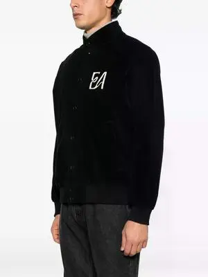 Emporio Armani Corduroy Logo-patch Jacket