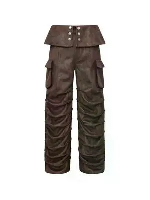 BIRTH OF ROYAL CHILD Diamond Armor Straight-leg Trousers