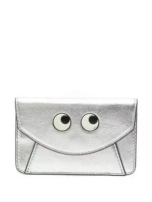 ANYA HINDMARCH Eyes Card Holder - Silver
