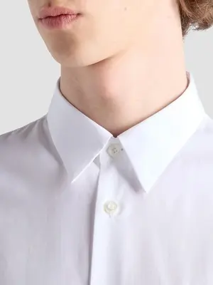 Prada Short-sleeve Cotton Shirt