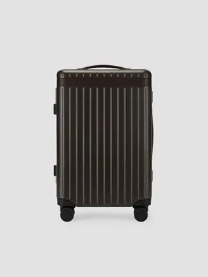 CARL FRIEDRIK Hybrid The Carry-on Spinner Suitcase - Chocolate