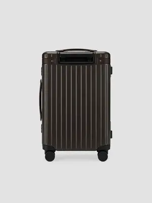 CARL FRIEDRIK Hybrid The Carry-on Spinner Suitcase - Chocolate