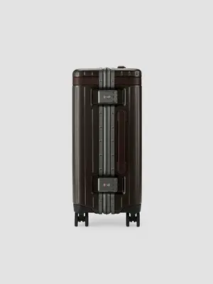 CARL FRIEDRIK Hybrid The Carry-on Spinner Suitcase - Chocolate