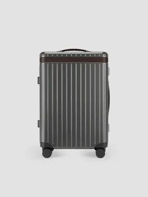 CARL FRIEDRIK Hybrid The Large Check-in Spinner Suitcase - Chocolate