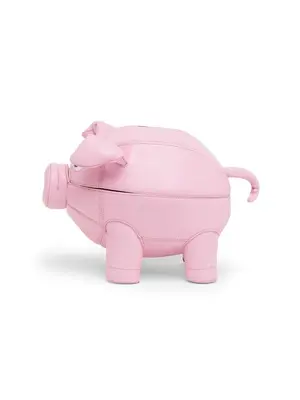 Moschino Pig Collector Clutch - Pink