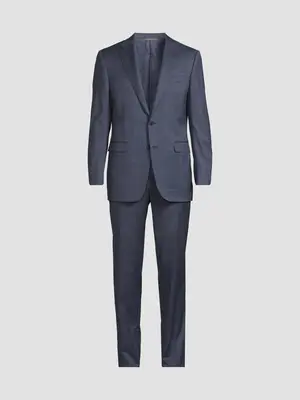Canali Plaid Wool Modern-fit Suit