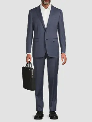 Canali Plaid Wool Modern-fit Suit