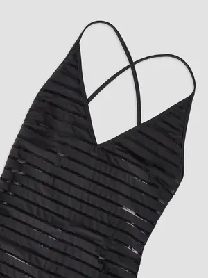 Brunello Cucinelli Techno Jersey Bathing Suit With Precious Collar