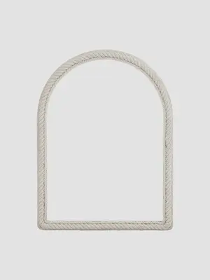 BASSETT MIRROR Nichols Rope Wall Mirror - White