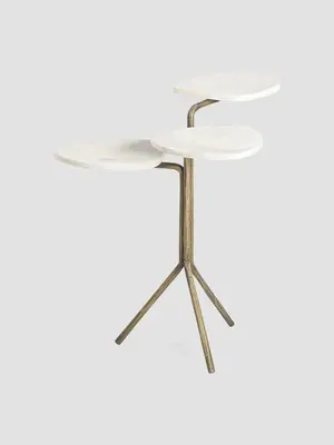 BASSETT MIRROR Alpine Accent Table - Bronze