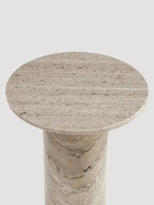 BASSETT MIRROR Clancy Marble Accent Table