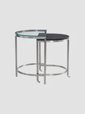 BASSETT MIRROR Huxley Nesting Double-frame End Table