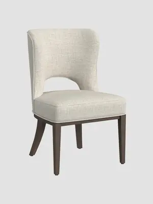 BASSETT MIRROR Toledo 2-piece Dining Chair Set - Ivory