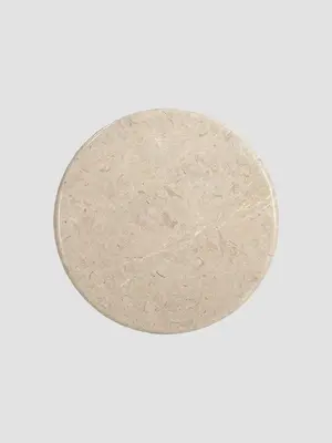 BASSETT MIRROR Asher Feather Marble Accent Table