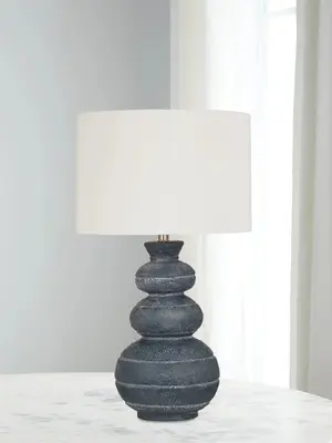 BASSETT MIRROR Carmel Triple Gourd Table Lamp