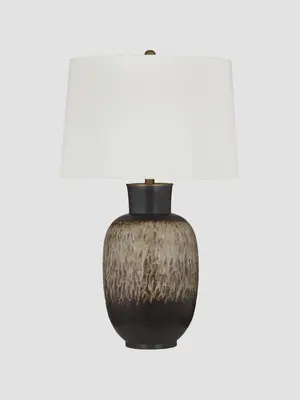 BASSETT MIRROR Mojave Drum-shade Table Lamp