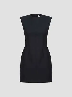 THE FRANKIE SHOP Bryn Cinched Mini Dress - Black