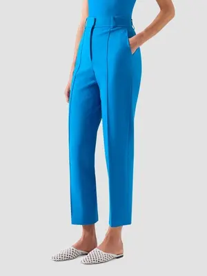 Akris Ferry Tapered Jersey High-rise Pants