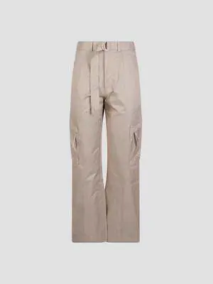 THE FRANKIE SHOP Cotton Cargo Pants With Oversized Utility Pockets